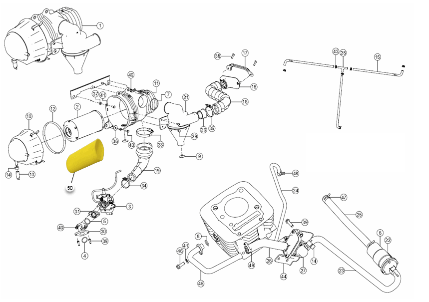 JASAMOTOS - Diagrama FILTRO DE AIRE