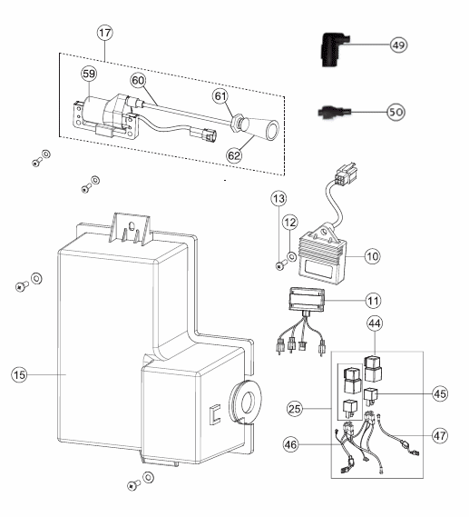 JASAMOTOS - Diagrama Partes eléctricas